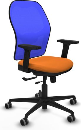 Piqueras y Crespo Home Office Chorquera Stuhl mit 2D-Armlehnen, h&ouml;henverstellbare Lendenwirbelst&uuml;tze, ausgestattet mit Syncro/Traslack und eingespritztem Schaumstoff, m