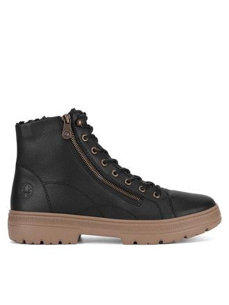Rieker Schn&uuml;rschuhe N0031-00 Schwarz