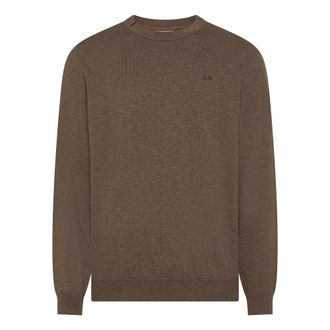 Sun 68 Pull &agrave; col rond - Homme - Pulls - Brun - Taille: XL