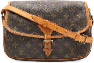 Louis Vuitton Sac bandouli&egrave;re vintage doccasion - Femme - Pre-owned - Brun - Taille: ONE Size