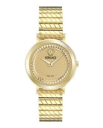 Versace Delphinus Gold Damen Armbanduhr VE0O00525