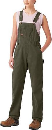 Dickies Relaxed Fit Bib Overalls Salopette, Vert Mousse délavé, M Femme