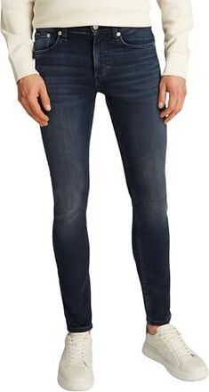 Calvin Klein Jean Homme Skinny Fit avec Stretch, Noir (Denim Black), 32W/32L
