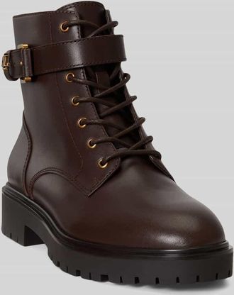 Lauren Ralph Lauren Schn&uuml;rstiefel aus echtem Leder
