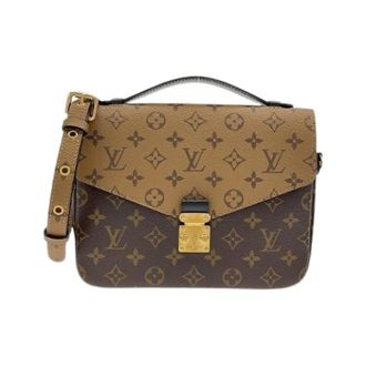 Louis Vuitton unisex, Pre-owned, Brun, Taille: ONE Size Pre-owned Pochette Metis Monogram Reverse Shoulder Bag