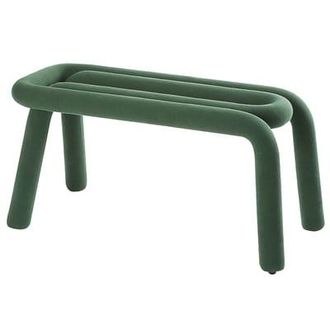 Moustache Banc rembourré Bold - Vert - Mousse - Designer Big Game