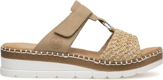 Rieker Pantoletten Rieker V1243-60 Beige
