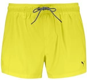 Puma 1 Short de Bain pour Homme, Yellow Alert, XL