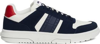 Tommy Jeans Herren Sneaker Brooklyn aus Wildleder, Blau (Dark Night Navy), 40