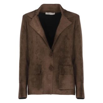 D.exterior Wollmischungs-Blazer - - Jackets - Damen - Braun - M