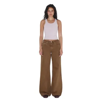 Dr. Denim Femme, Jeans, Brun, Taille: W26 Rhue Low Wide Jeans