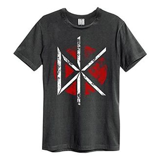 Amplified Dead Kennedys T Shirt Band Logo Nouveau Officiel Unisex Charcoal Size XXL