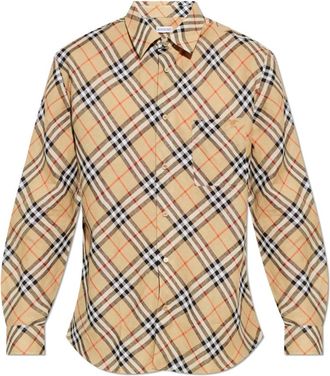 Burberry Homme, Chemises, Brun, Taille: M Casual Chemises