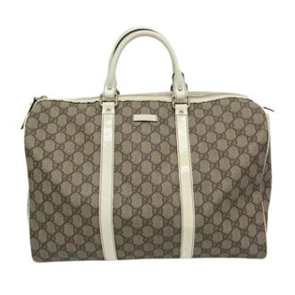 Gucci Sac Boston Pre-owned - Femme - Pre-owned - Beige - Taille: ONE Size