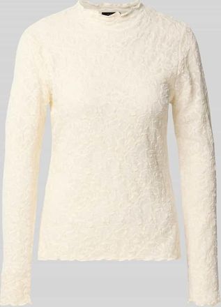 s.Oliver Black Label Regular Fit Langarmshirt mit Allover-Muster