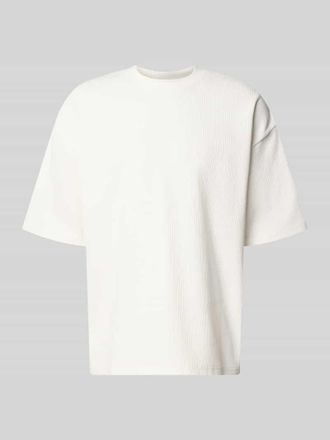 Review Relaxed Fit T-Shirt mit Strukturmuster