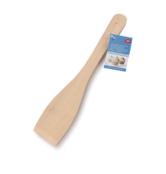 Tala FSC-zertifiziertes Buchenholz-Spatel, geschlitzt, 30 cm, Beige