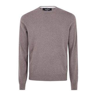 Gran Sasso Homme, Pulls, Brun, Taille: 3XL Pull ras du cou en maille fine