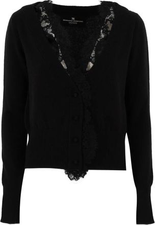 Ermanno Scervino Damen, Strickwaren, Schwarzk, XSGr&ouml;&szlig;e