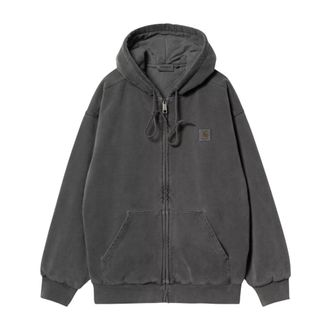 Carhartt Work in Progress Hooded Vista Jacket - - Sweatshirts & Hoodies - Herren - Grau - M