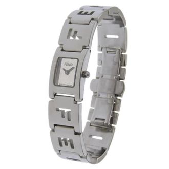 Fendi Pre-owned Logo Edelstahl Quarz 3150L - - Pre-owned - Damen - Grau - ONE SIZE