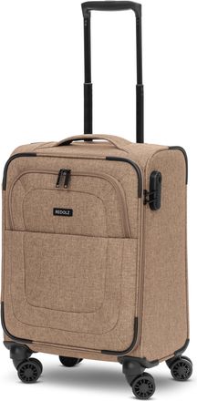 Redolz Cabin Weichschalen Kabinen-Koffer | Leichter Trolley mit 4 Doppelrollen f&uuml;r Damen & Herren 37 x 23 x 55 cm (Essentials 12)