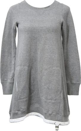 sacai robe-sweat 780 - Gris