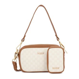 Kazar Zweifarbige Handtasche mit Geldb&ouml;rse - - Bags - Damen - Braun - ONE SIZE