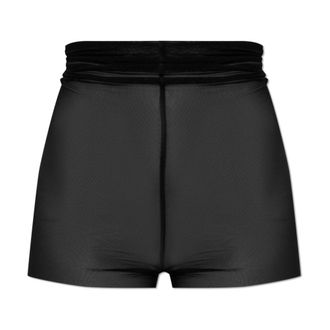 Rick Owens Femme, Shorts, Noir, Taille: 34 FR Short Transparent Taille Haute