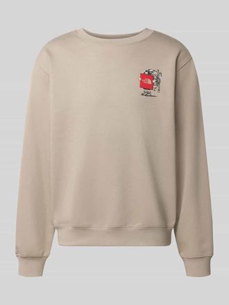 The North Face Relaxed Fit Sweatshirt aus Baumwoll-Mix mit Label-Detail