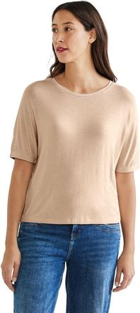 Street One Damen Basic Slubyarn T-Shirt