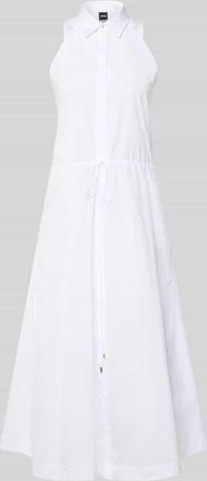 HUGO BOSS Blusenkleid aus Baumwolle mit Tunnelzug