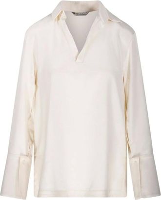 Max Mara Damen, Blusen & Hemden, Wei&szlig;, MGr&ouml;&szlig;e