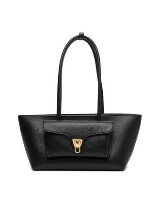 Coccinelle Handtasche T8A Coccinelle Double Beat E1 T8A 11 03 01 Schwarz