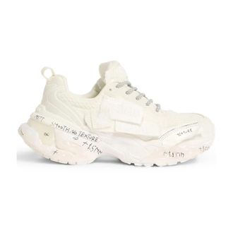 Dsquared2 Chunky Sole Sneakers mit k&uuml;nstlerischen Details - - Shoes - Damen - Wei&szlig; - 36 EU