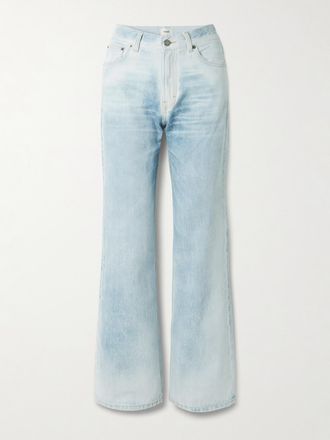 Haikure Jean Large Taille Haute Korea - Bleu