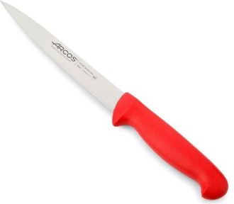 Arcos Serie 2900 - Sohlenmesser - Klinge Nitrum Edelstahl 170 mm - HandGriff Polypropylen Farbe Rot