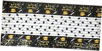 SOLUSTRE abschluss tischdecke bunt Tischdecke für Abschlussfeier Abdeckung Tischtuch im Freien Tabloth -Einweg Partytischdecken Einweg Grad-Tischdecke Stoff Bl