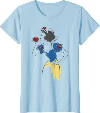Disney Princess Snow White Apple Glitter T-Shirt