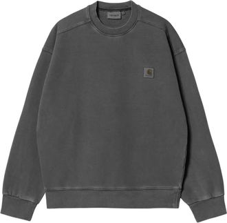 Carhartt Work in Progress Homme, Sweatshirts et sweats &agrave; capuche, Noir, Taille: S Nelson SweaT-shirt