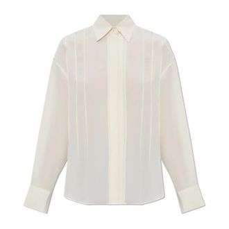 Victoria Beckham Seidenhemd - - Blouses & Shirts - Damen - Beige - XS