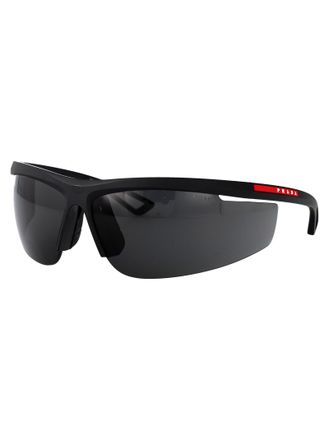 Prada 0PS Shield Matte Black Injected Sunglasses - Black