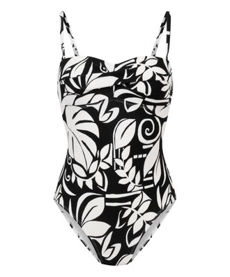 Hunkemöller Hunkemöller Bandeau-Badeanzug Mauritius - Caviar - L