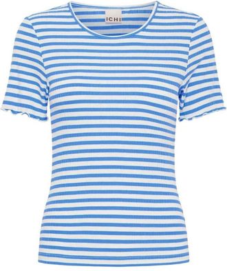 Ichi Ichi, Femme, Tops, Bleu, Taille: 44 FR T-shirt Ihcella Ichi