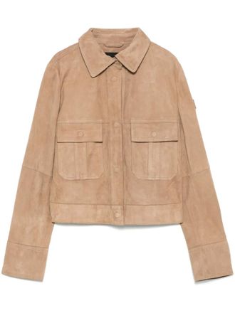 Peuterey veste en daim - Tons neutres