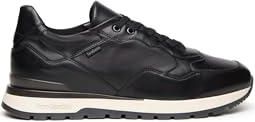 Nero Giardini I400412U Sneakers Homme en Cuir - Noir 40 EU