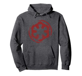 Star Wars Distressed Empire Logo Rust Pullover Hoodie