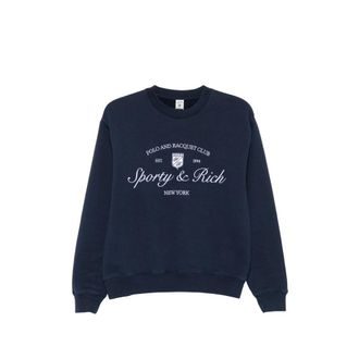 Sporty & Rich Logo-embroidered Sweatshirt