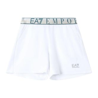 Emporio Armani Sweatshorts - - Shorts - Damen - Wei&szlig; - XS
