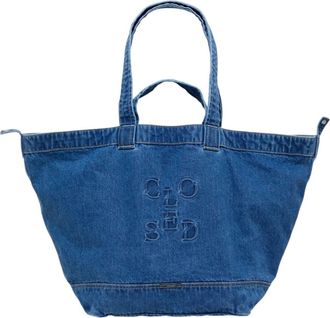Closed Femme, Sacs, Bleu, Taille: ONE Size Denim Tote